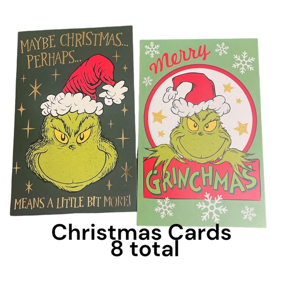 Holiday | The Grinch Christmas Cards 8 Total | Poshmark